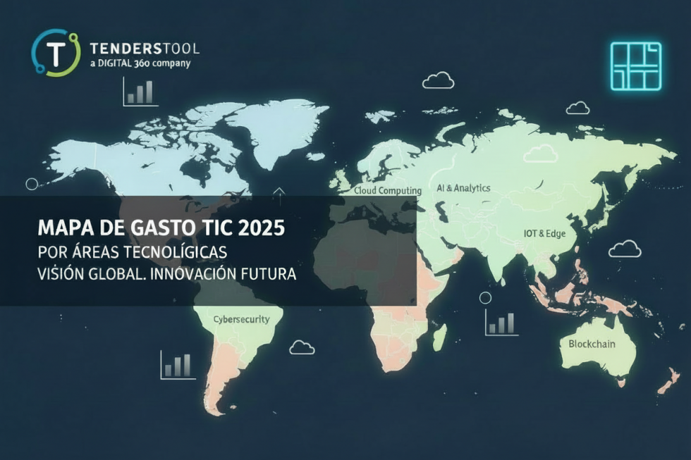 El mapa del gasto TIC en 2025 por áreas tecnológicas - TendersTool